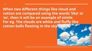 Simile and other parts of speech for cbse grade 8 | PPT