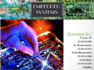embedded systems ppt 3 | PPT