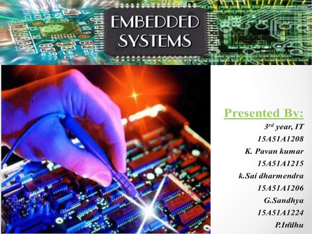 embedded systems ppt 3 | PPT