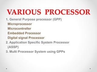 embedded systems ppt 3 | PPT
