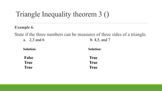 Triangle Inequality Theorem, Triangle Inequality | PPT
