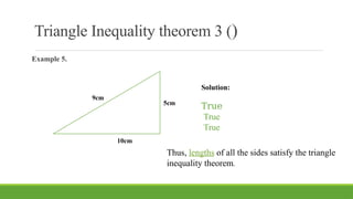 Triangle Inequality Theorem, Triangle Inequality | PPT