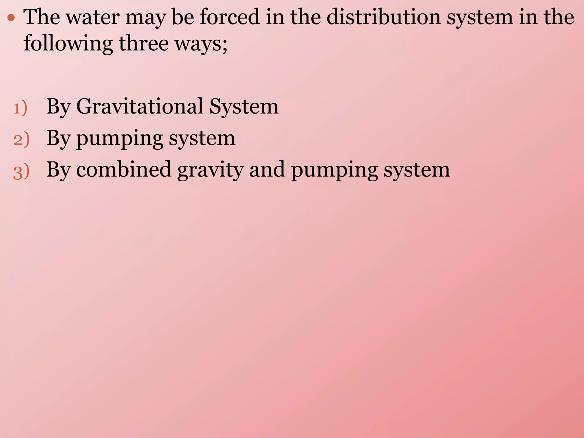 Water distribution System In Water Supply Schemes | PPTX