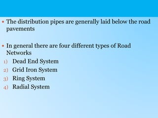Water distribution System In Water Supply Schemes | PPTX
