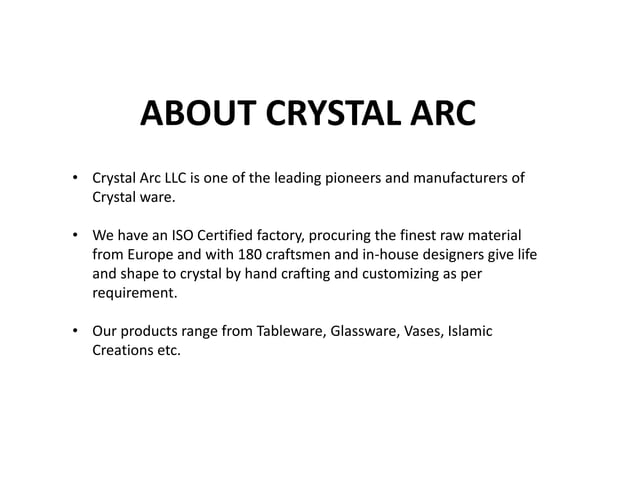 Crystal Arc | PPTX