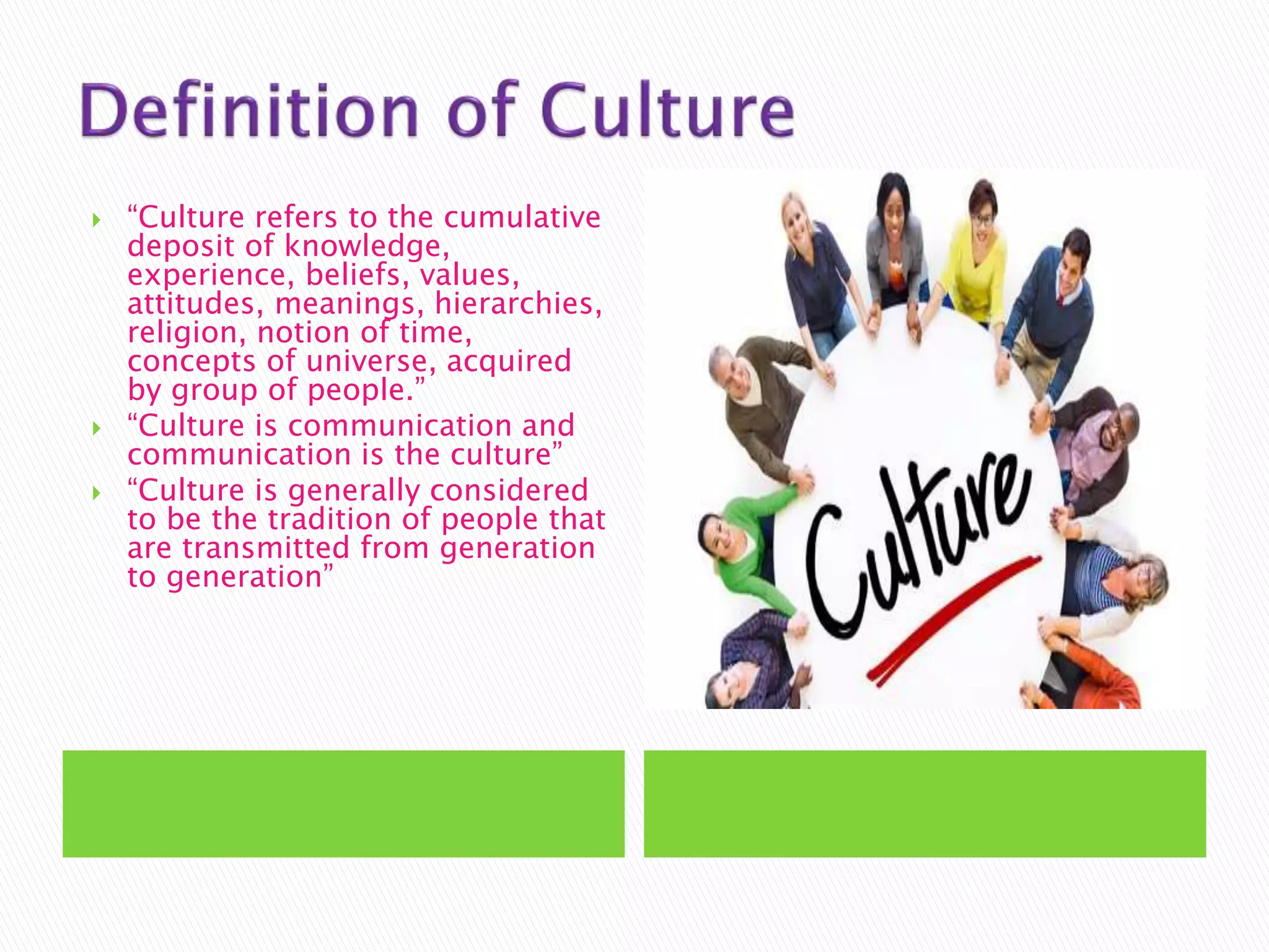 The Production and consumption of culture | PPTX
