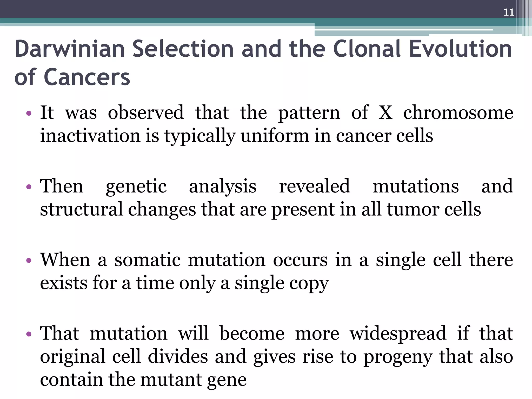 Genetic basis of cancer | PPTX