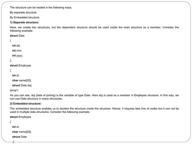 C Programming Unit-4 | PPTX