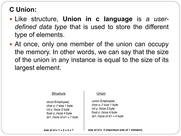 C Programming Unit-4 | PPTX