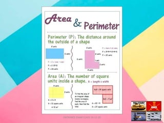 6th Math - Area & Perimeter | PPTX