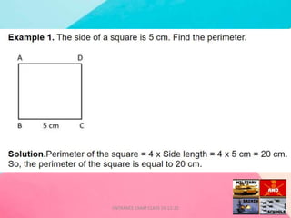 6th Math - Area & Perimeter | PPTX