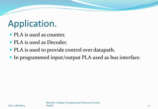 Module 4: PLA | PPTX