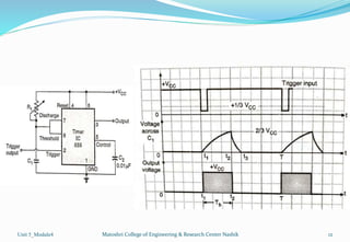 Module 4 :Ic 555 As A Astable & Monostable Multivibrator | PPTX