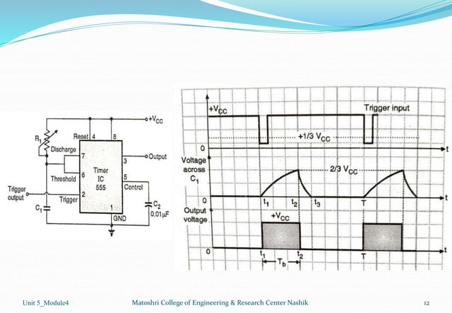 Module 4 :Ic 555 As A Astable & Monostable Multivibrator | PPTX