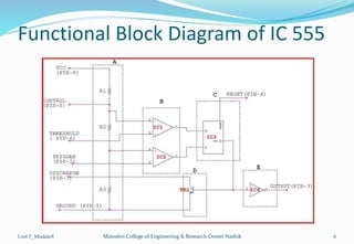 Module 4 :Ic 555 As A Astable & Monostable Multivibrator | PPTX