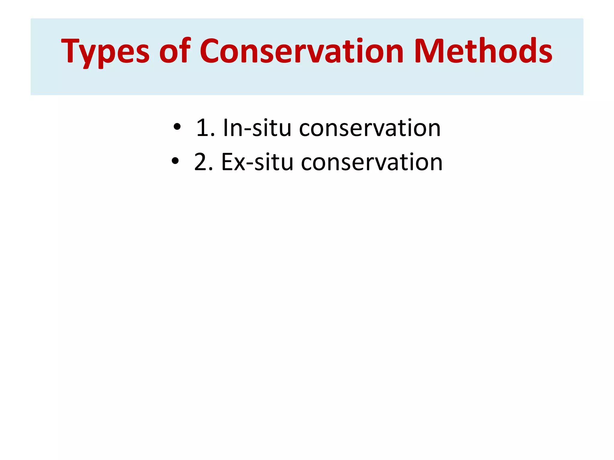 Endangered species and its conservation methods | PPT