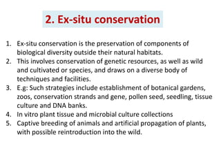Endangered species and its conservation methods | PPT