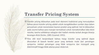 Responsibility Accounting, Financial Performance Measurement, Transfer Pricing | PPTX