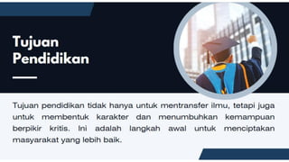 MATERI POWERPOINT TOPIK 4 FILOSOFIS PENDIDIKAN | PDF