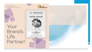 Elevate Your Brand with Frame Poster Lift Advertising Media | PPT