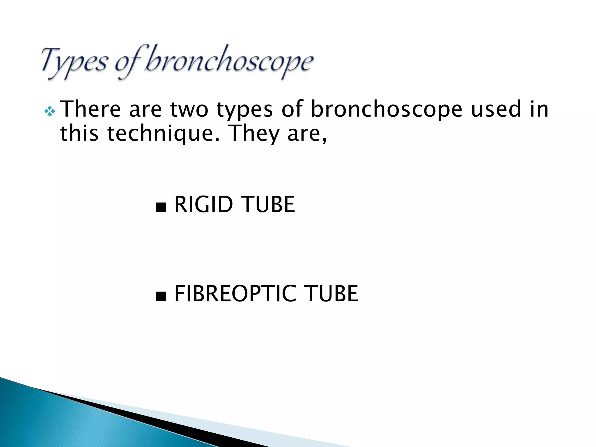 BRONCHOSCOPY | PPTX
