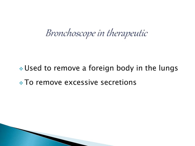 BRONCHOSCOPY | PPTX