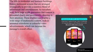 Billion Broadcaster’s Horizontal Screen Lift Advertising | PPT