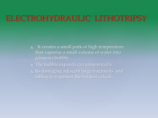 LITHOTRIPSY | PPTX