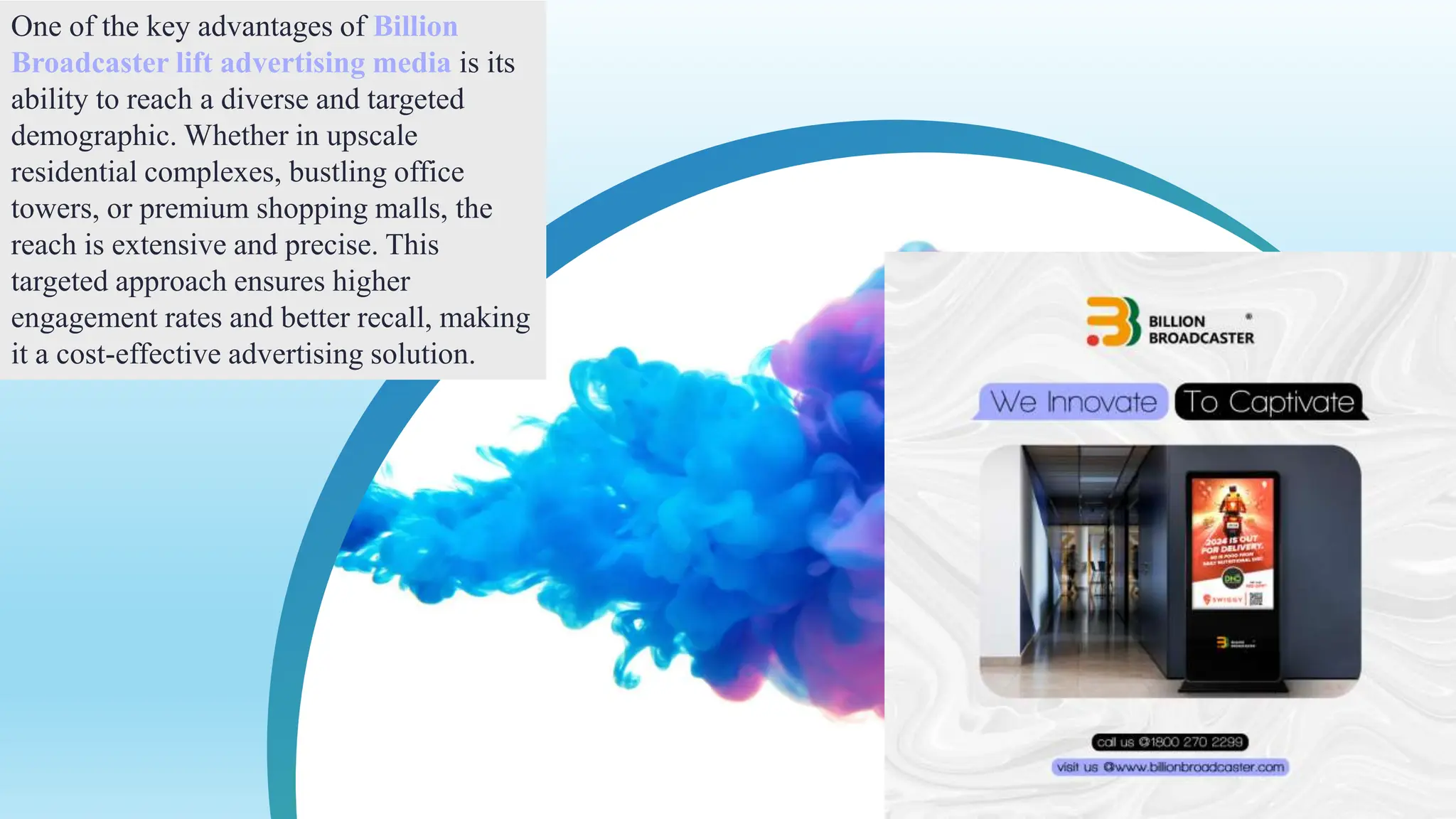 Revolutionizing Advertising: Billion Broadcaster's Lift Media | PPTX