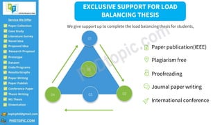 Load Balancing in Cloud Computing Thesis Research Help | PPTX