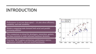 CPU VS GPU Performance a: a comparative analysis | PPT