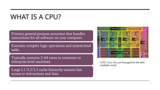 CPU VS GPU Performance a: a comparative analysis | PPT