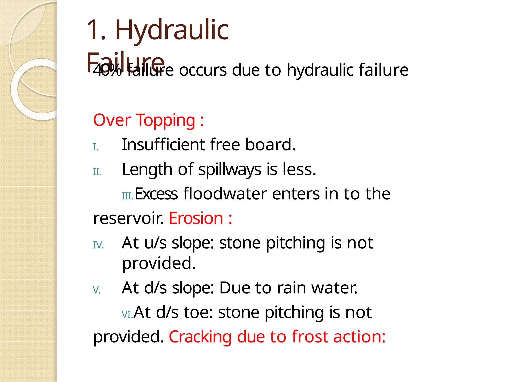 ppt4 dams are important hydraulic structures | PPT