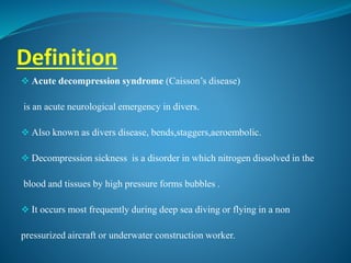 caissons disease | PPT