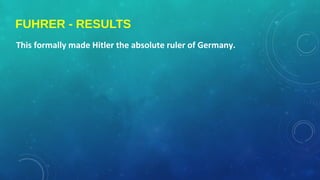 CAMBRIDGE A2 HISTORY: HITLER AND THE CONSOLIDATION OF POWER 1933-1934 ...