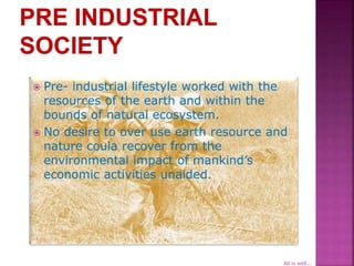 Pre Industrial Society