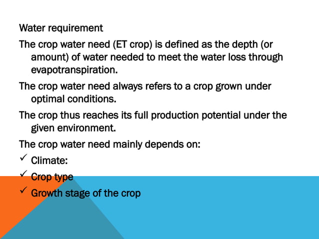 Presentation on Irrigation in Civil Engineering | PPTX