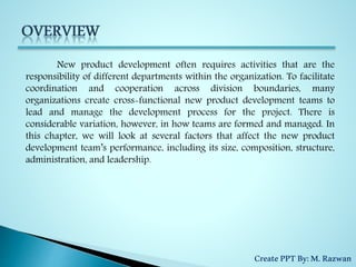 managing new product development teams | PPTX