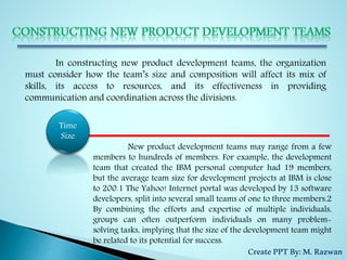 managing new product development teams | PPTX