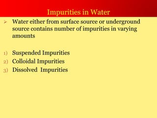 Quality and Characteristics of Water | PPTX