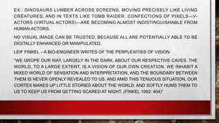 READING VISUAL ARTS Visual Technologies. | PDF