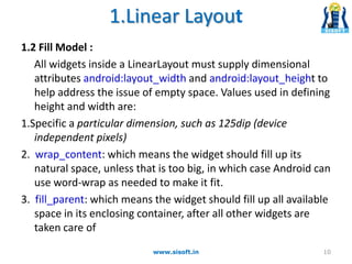 Android Screen Containers & Layouts | PPT
