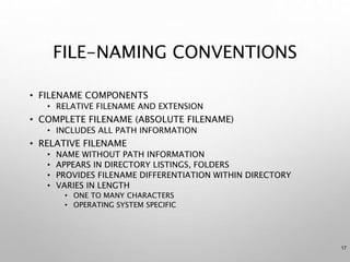File Management | PPTX