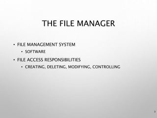 File Management | PPTX