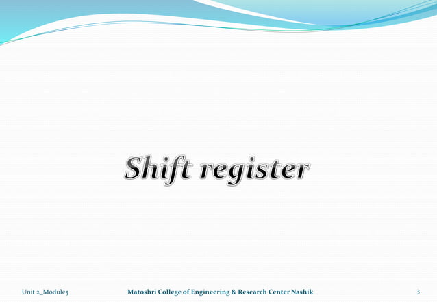 Module4 Shift register | PPT