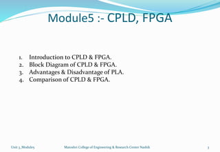 Module 5: CPLD & FPGA | PPT