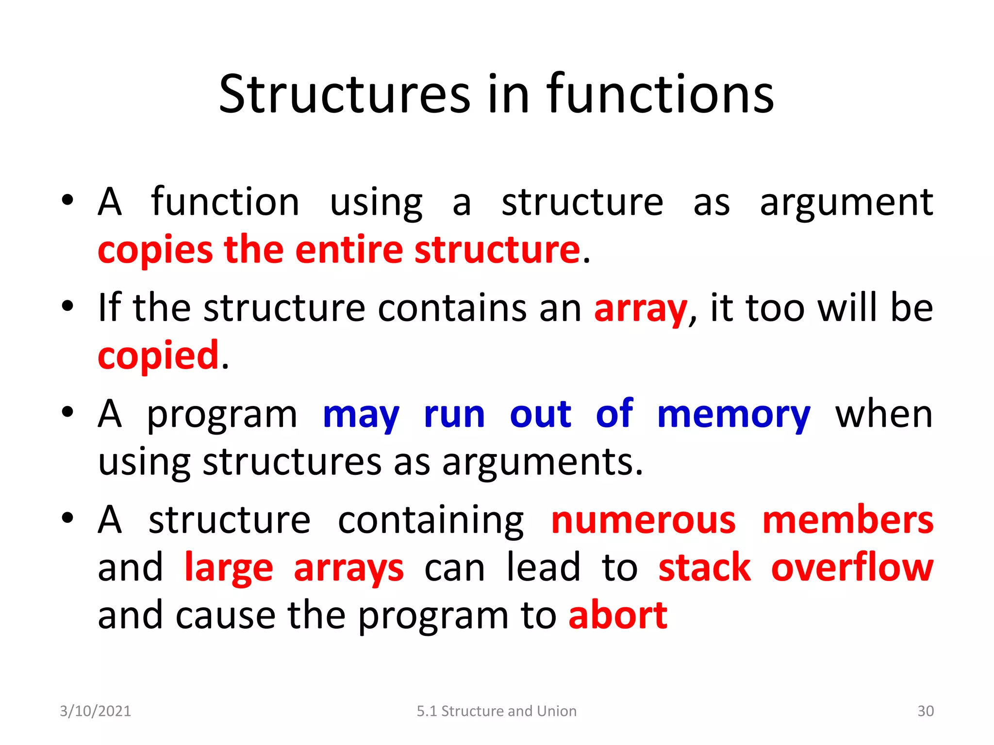 C Programming: Structure and Union | PPTX C Programming: Structure and Union | PPTX