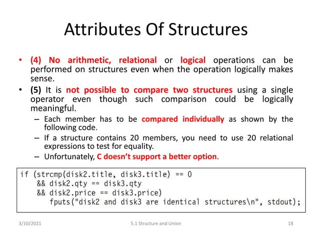 C Programming: Structure and Union | PPTX C Programming: Structure and Union | PPTX