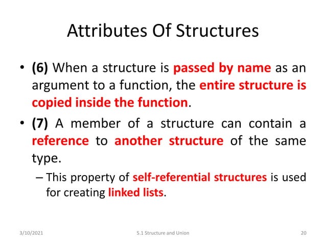 C Programming: Structure and Union | PPTX | Programming Languages | Computing