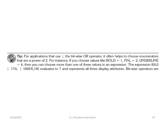 C Programming: Structure and Union | PPTX | Programming Languages ...